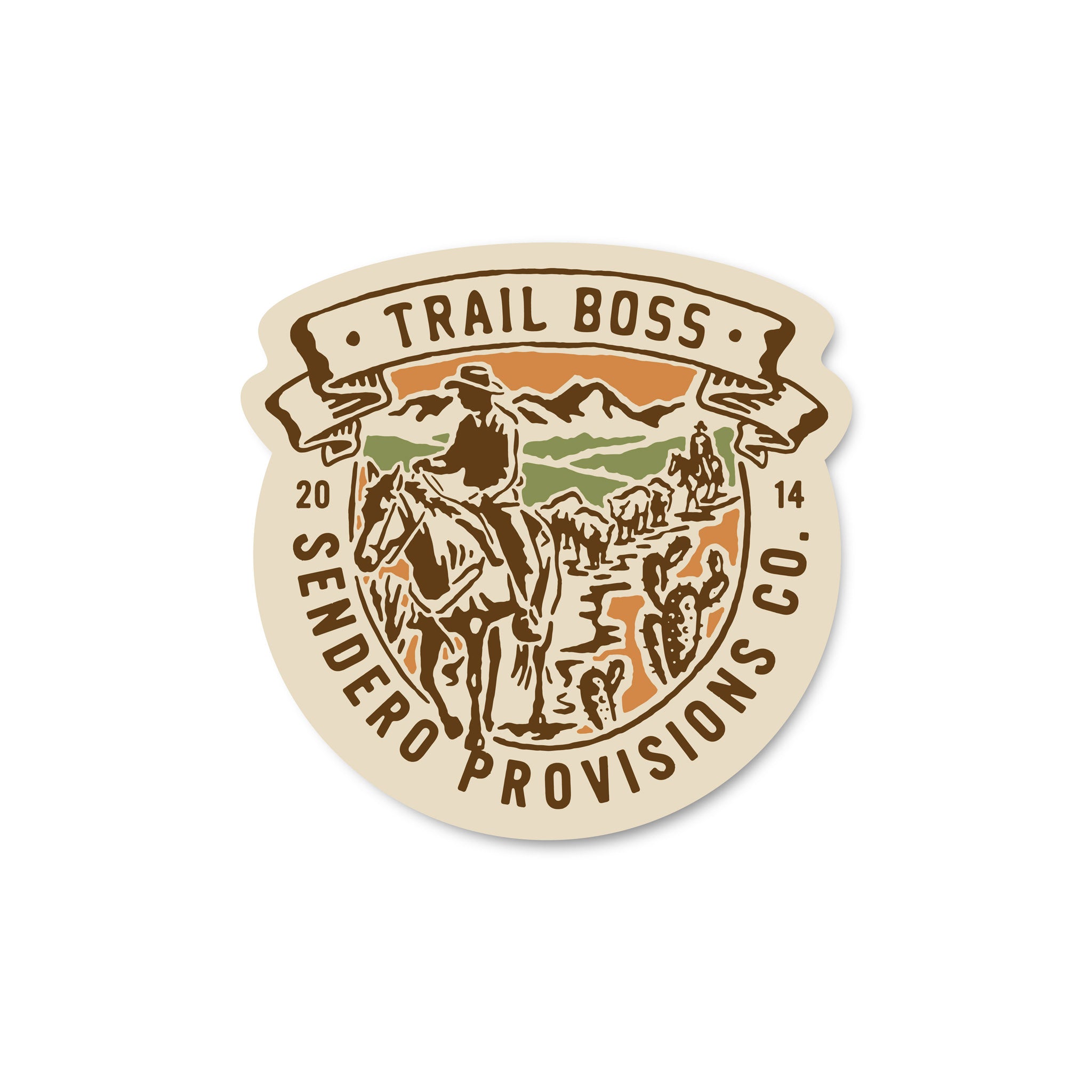 Trail Boss Sticker – Sendero Provisions Co.