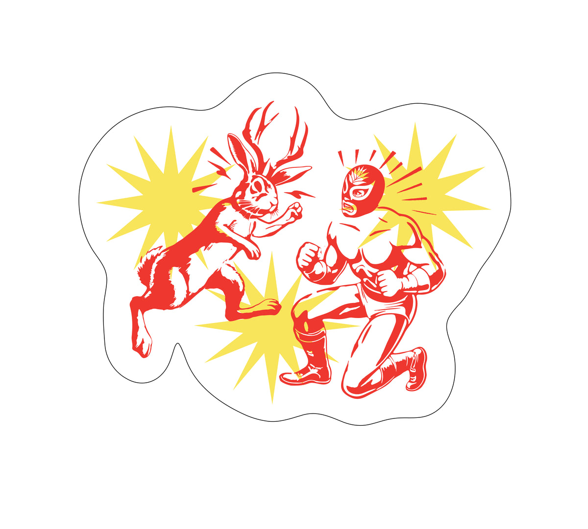 Lucha Libre Sticker – Sendero Provisions Co.