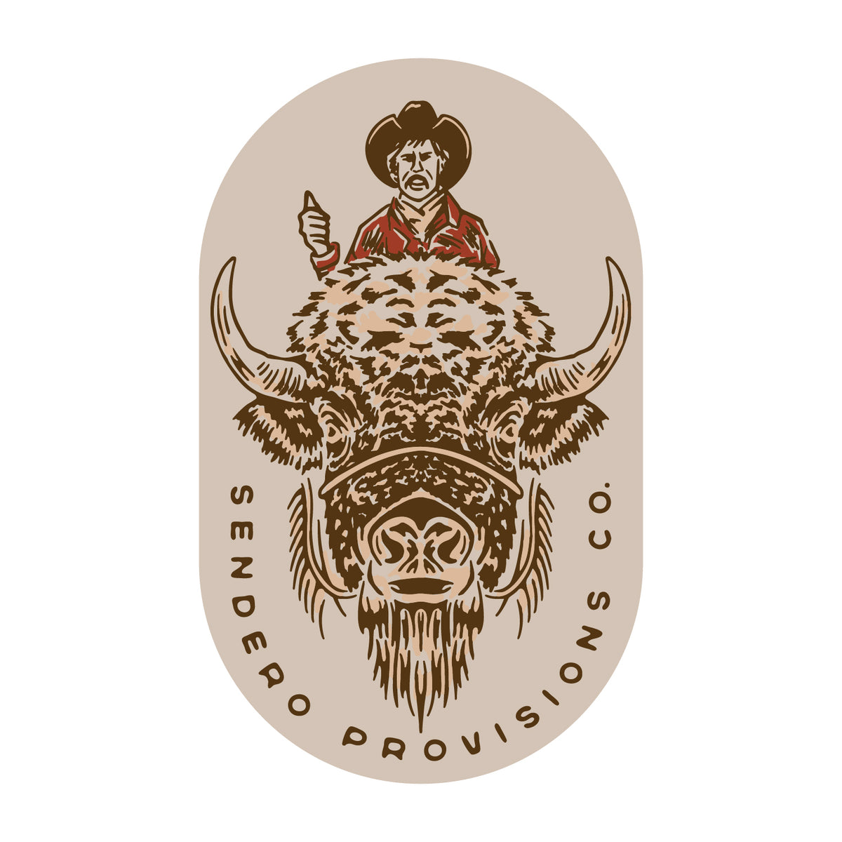 Buffalo Sticker – Sendero Provisions Co.