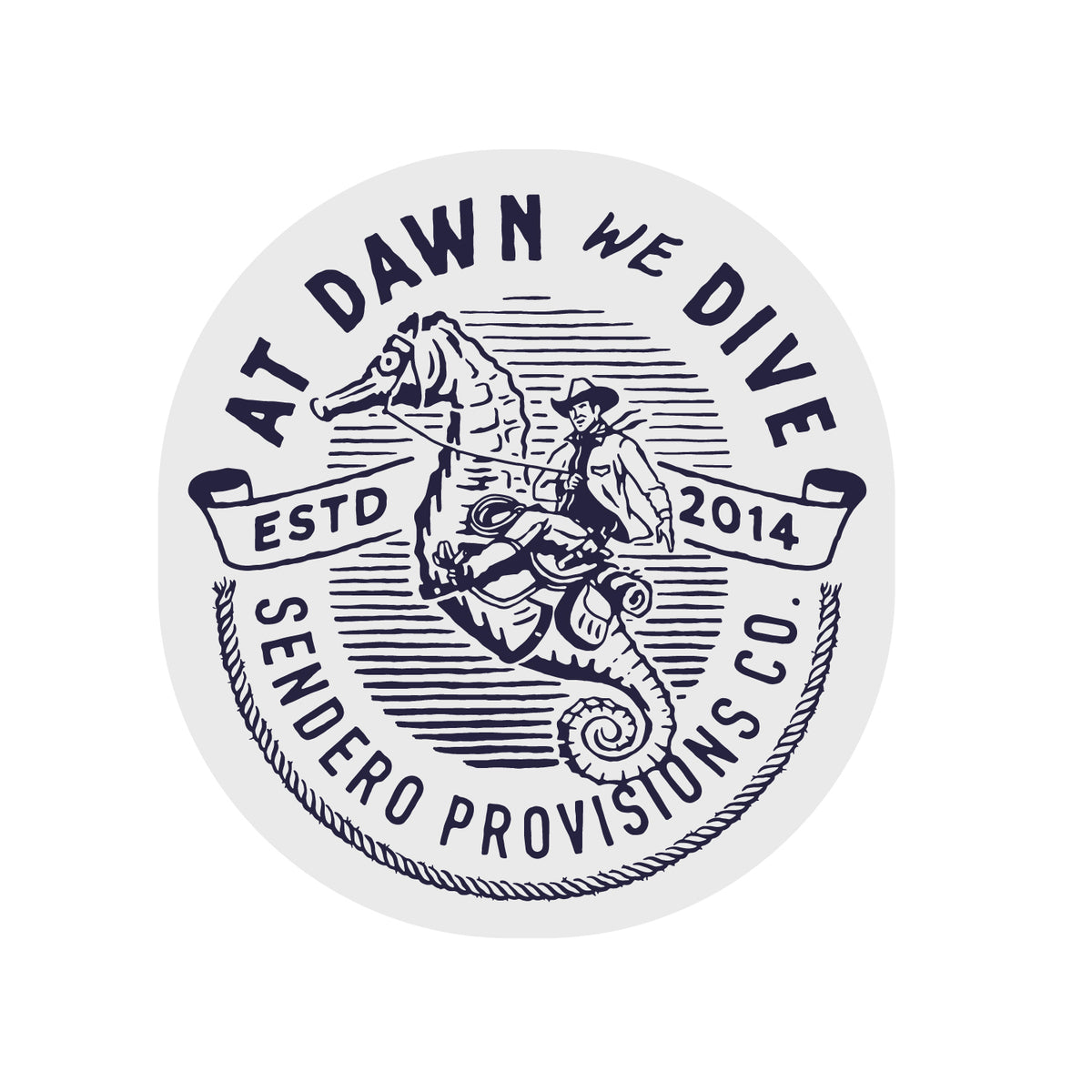 We Dive Sticker – Sendero Provisions Co.