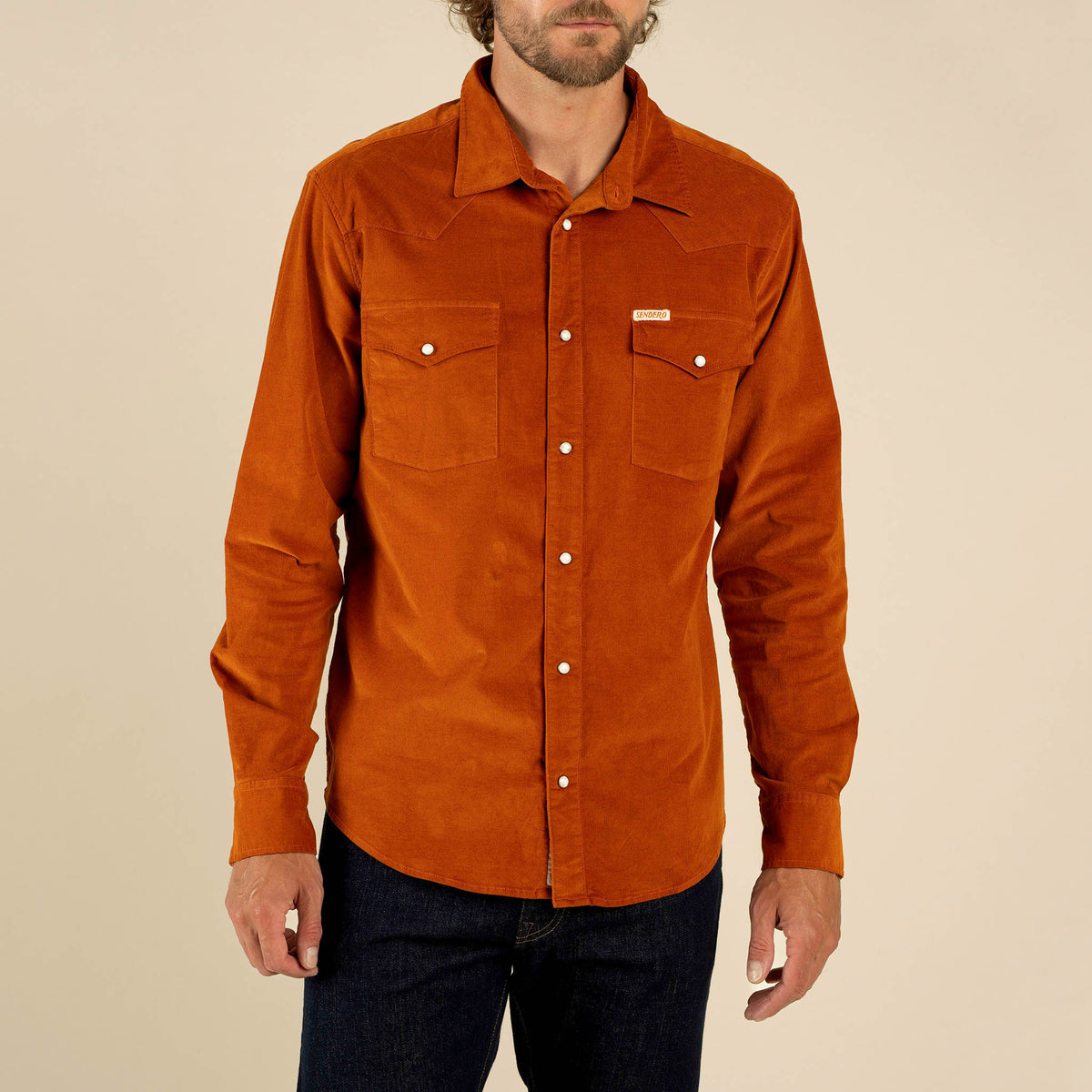 The Wyatt Pearl Snap Long Sleeve Corduroy Shirt – Sendero Provisions Co.