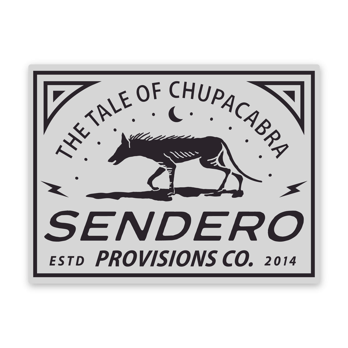 Chupacabra Sticker – Sendero Provisions Co.