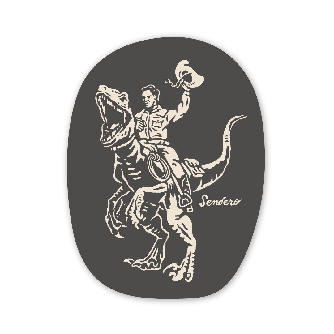 Velociwrangler Sticker – Sendero Provisions Co.